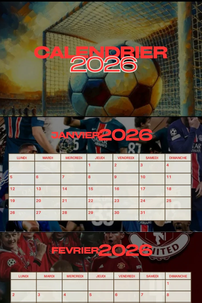 Beau calendrier 2026 - Faites que chaque jour compte