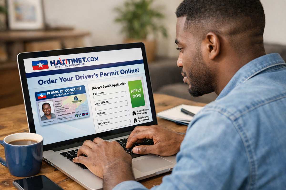 Renew your Haitian Driver or your professional license (in 1-4 weeks)